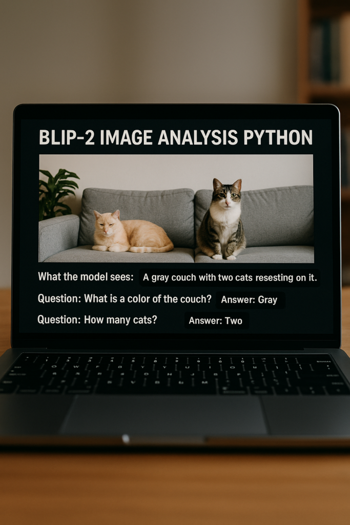BLIP-2 Image Analysis Python Tutorial With Visual Q&A